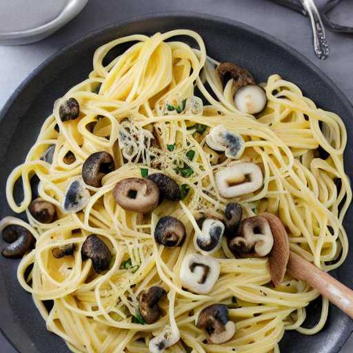 Pasta con champiñones y nata en la Thermomix | Recetas en la Thermomix